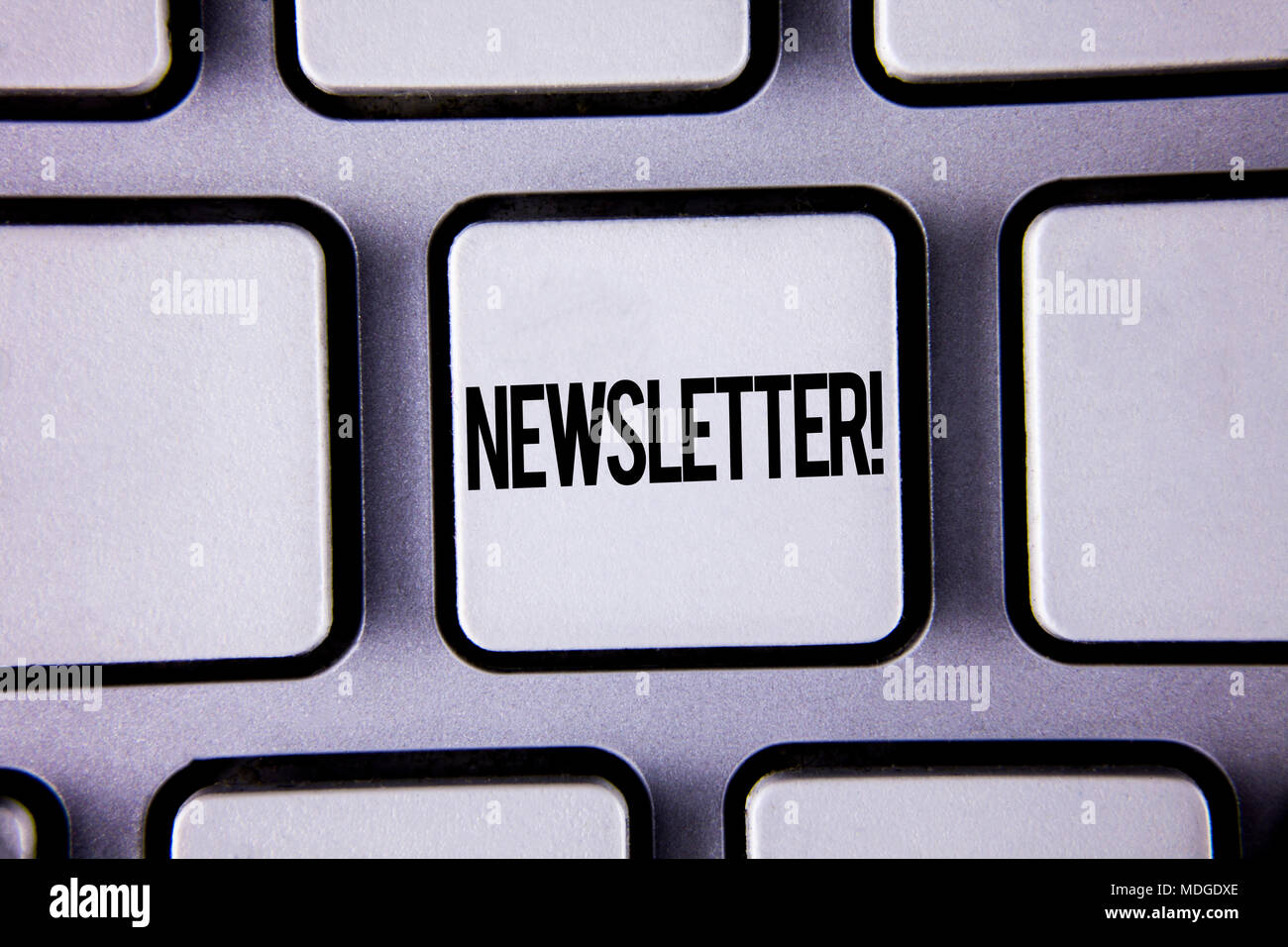 Word writing text Newsletter Motivational Call. Business concept for ...