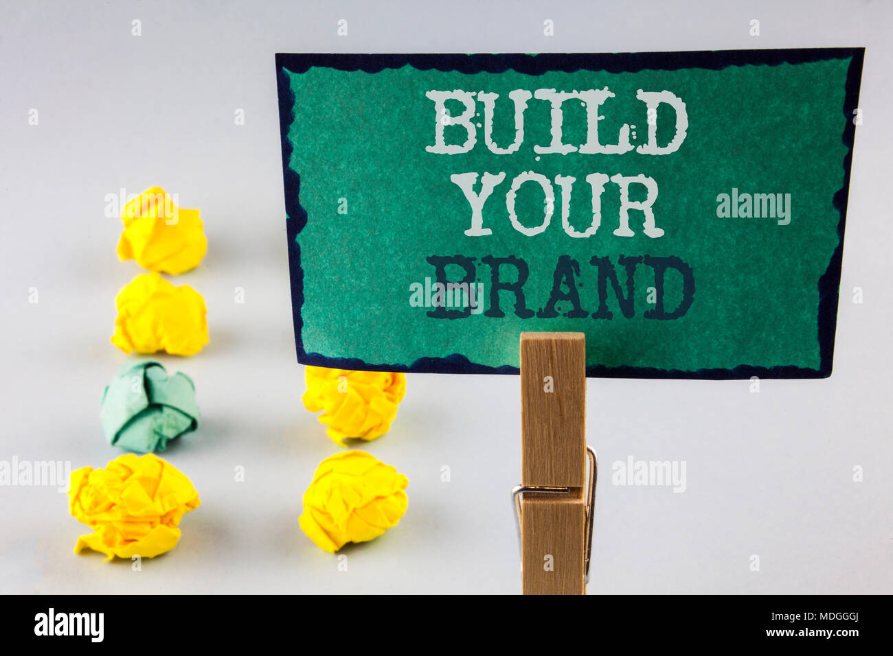 Handwriting text writing Build Your Brand. Concept meaning create your ...