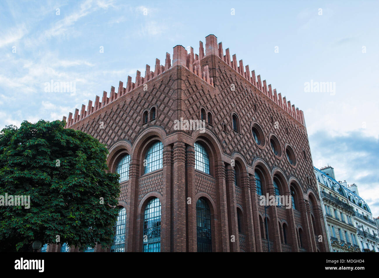 Magnificent building of the Institute of Art and Archaeology in Paris ...