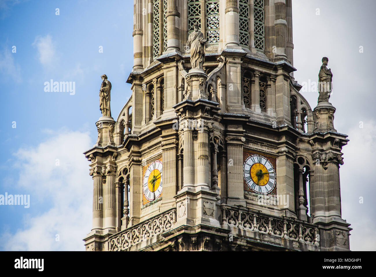 Bell tower of the Trinity International Church Église de la Sainte ...