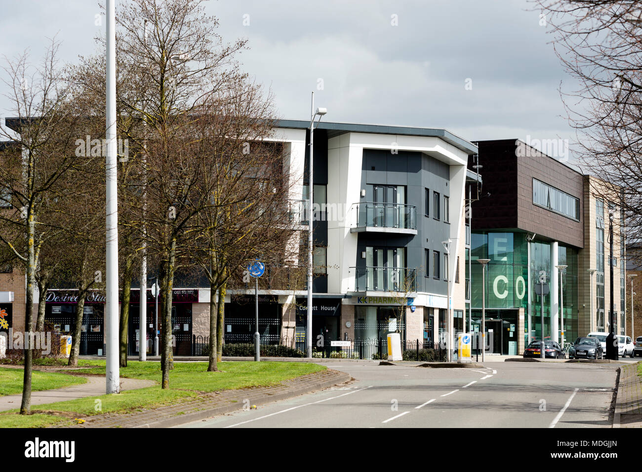 High Street, Castle Vale, Birmingham, England, UK Stock Photo - Alamy