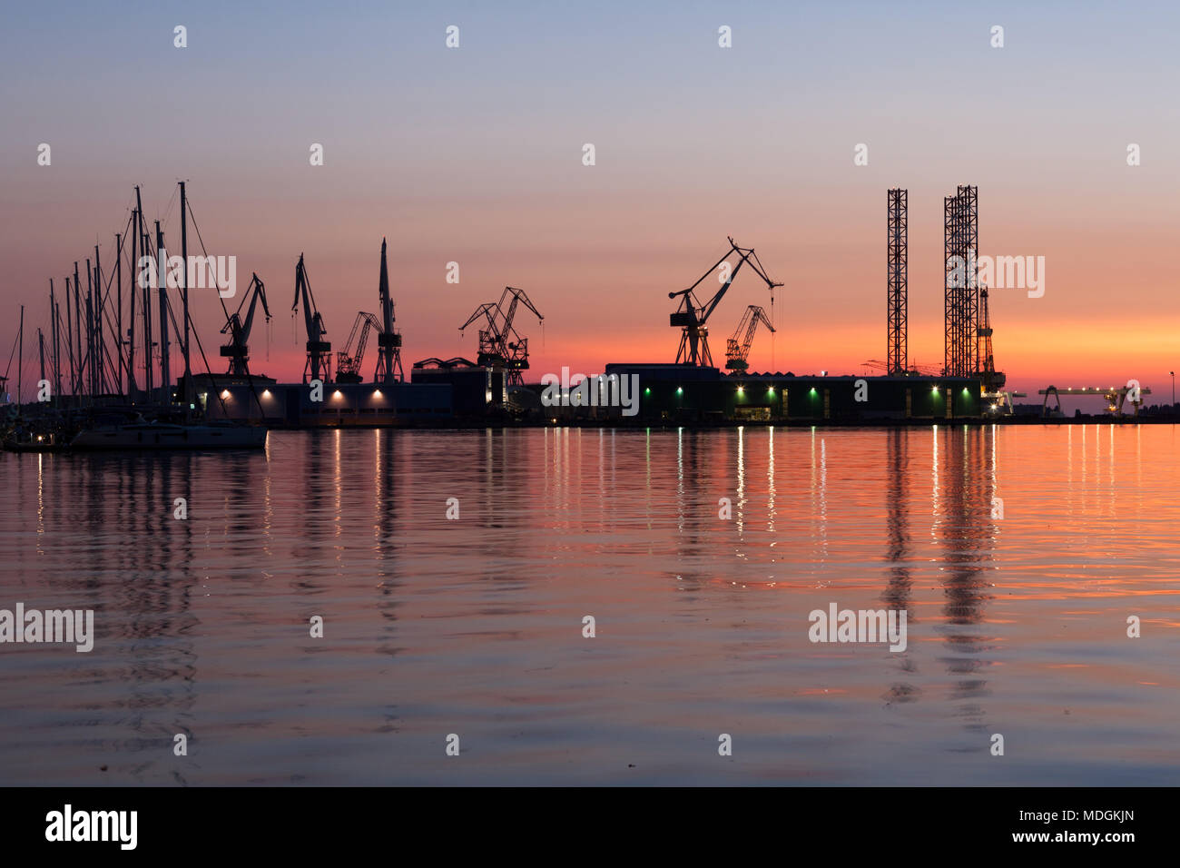 The harbour of pola hi-res stock photography and images - Alamy