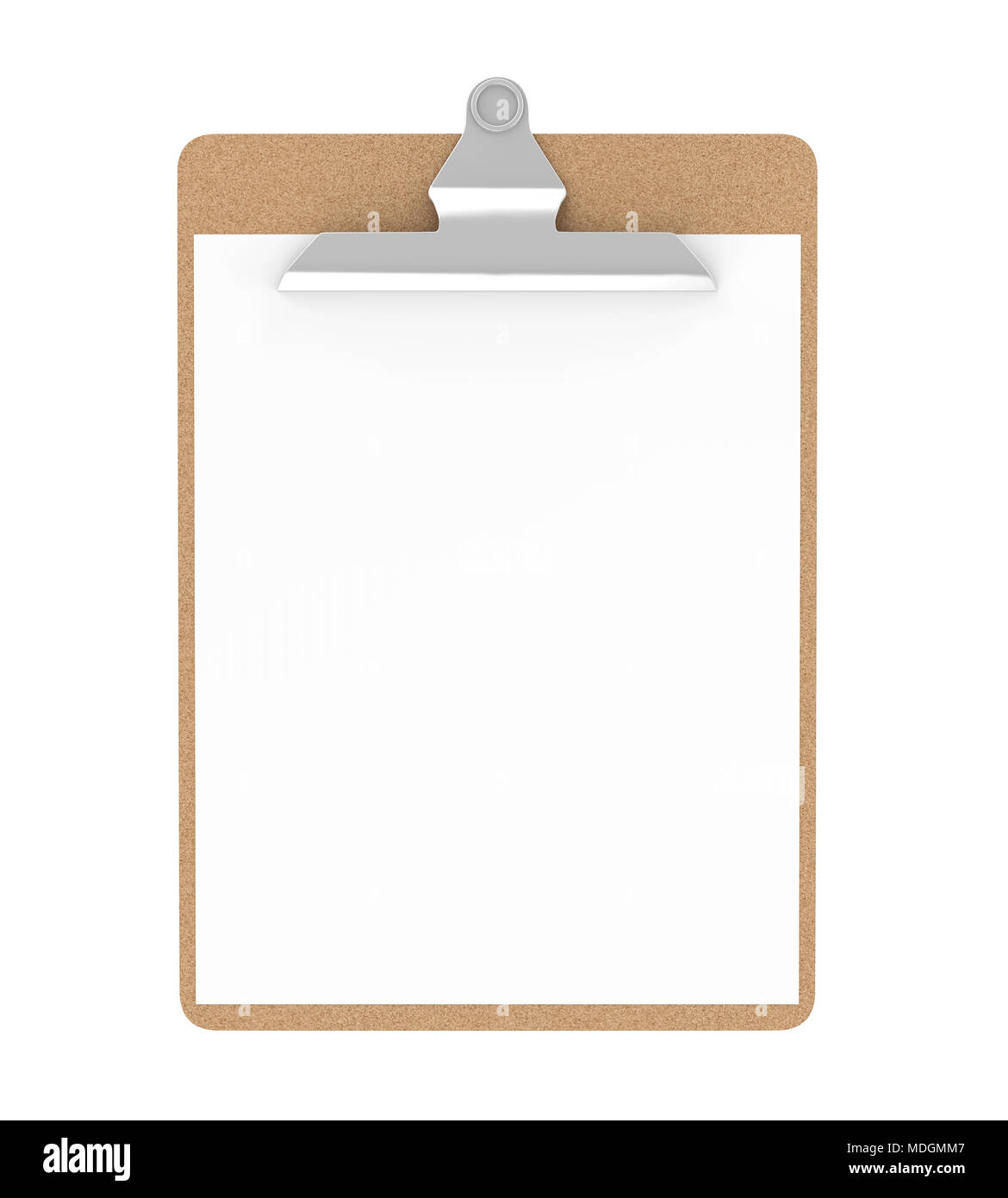 Blank Clipboard Isolated Stock Photo - Alamy