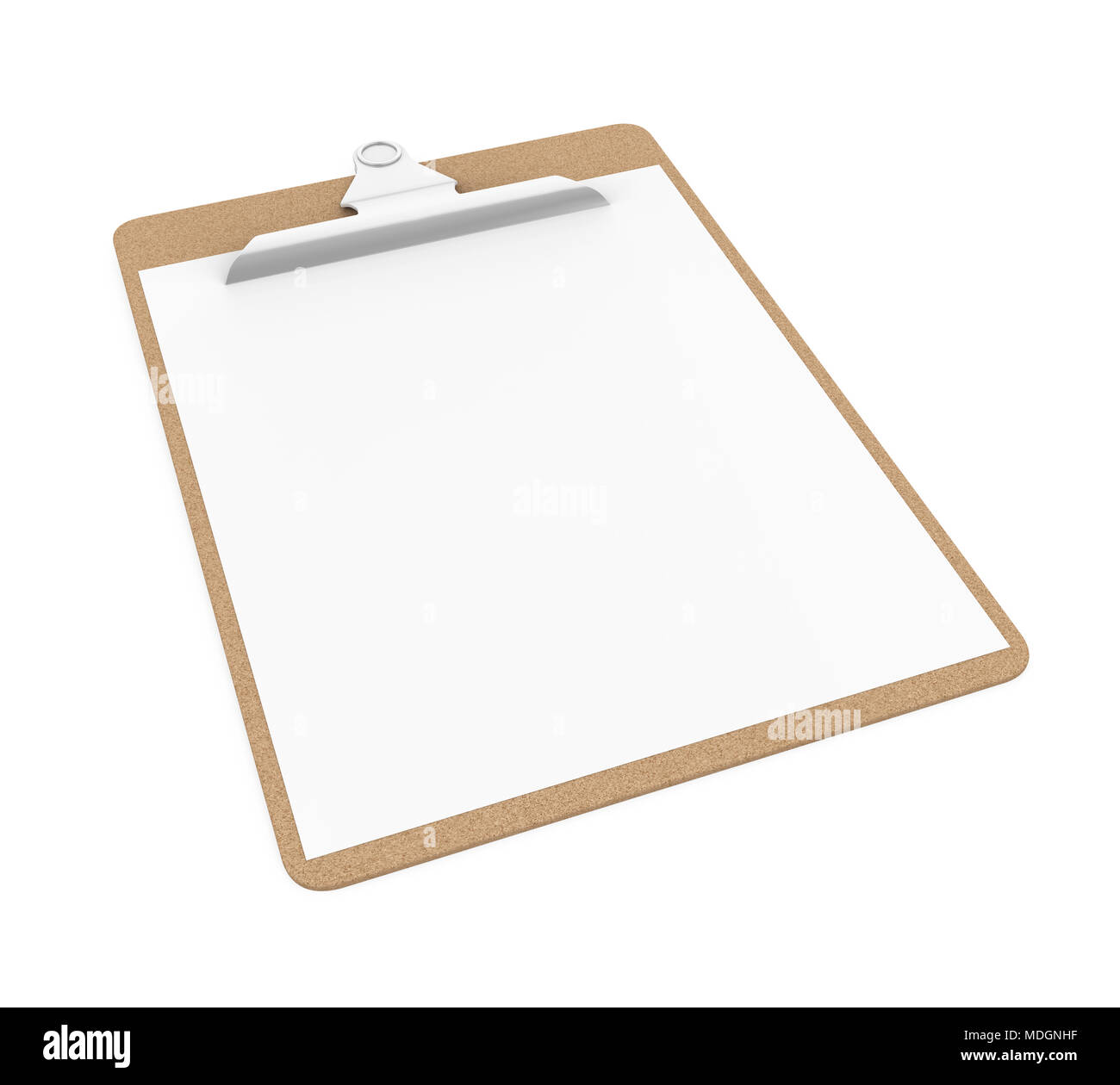 Blank Clipboard Isolated Stock Photo - Alamy
