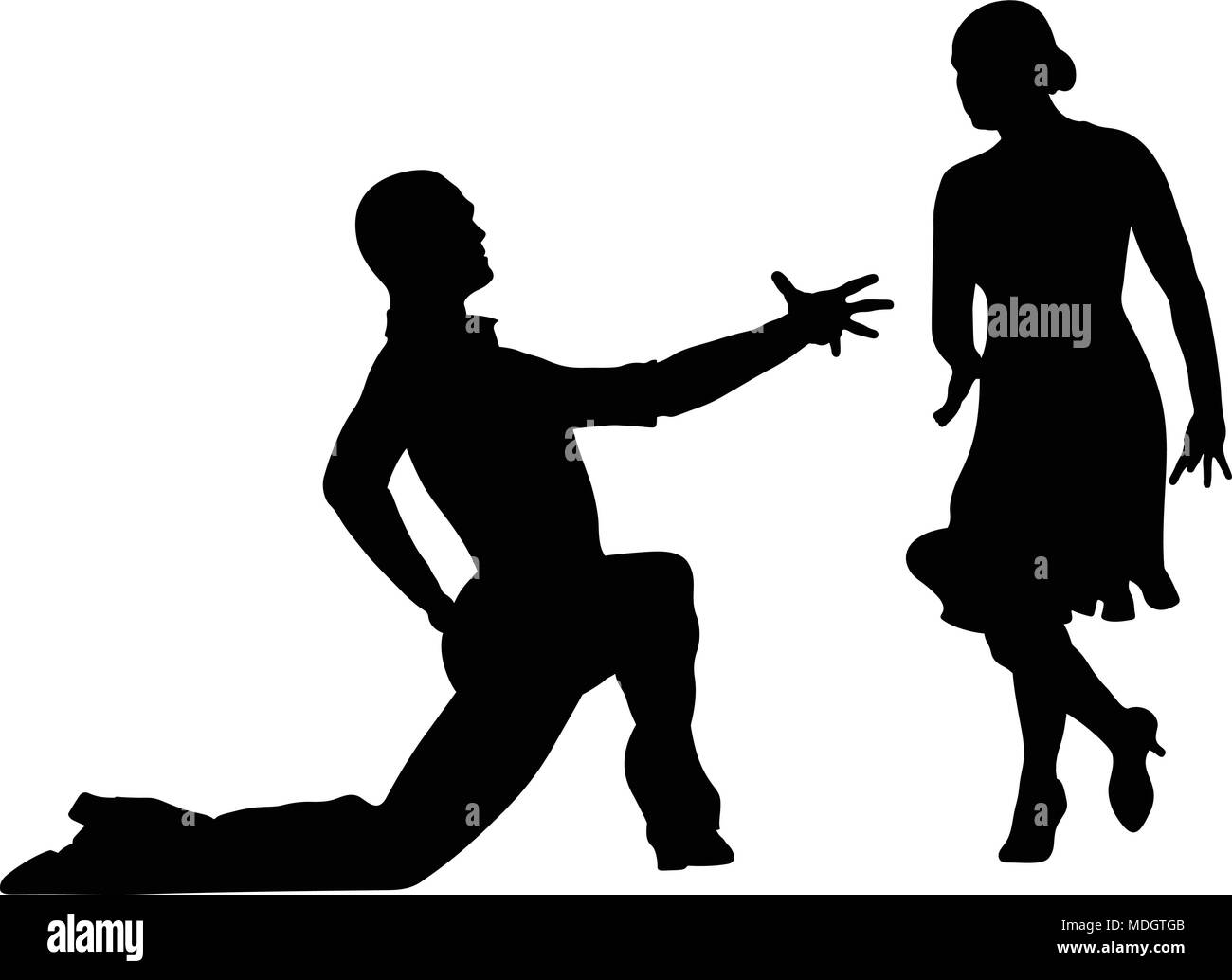 On the knee dress Black and White Stock Photos & Images - Alamy