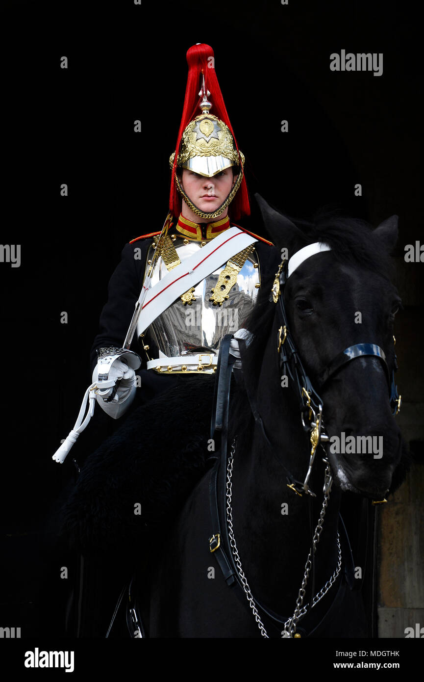 Horse guard - London - England Stock Photo - Alamy