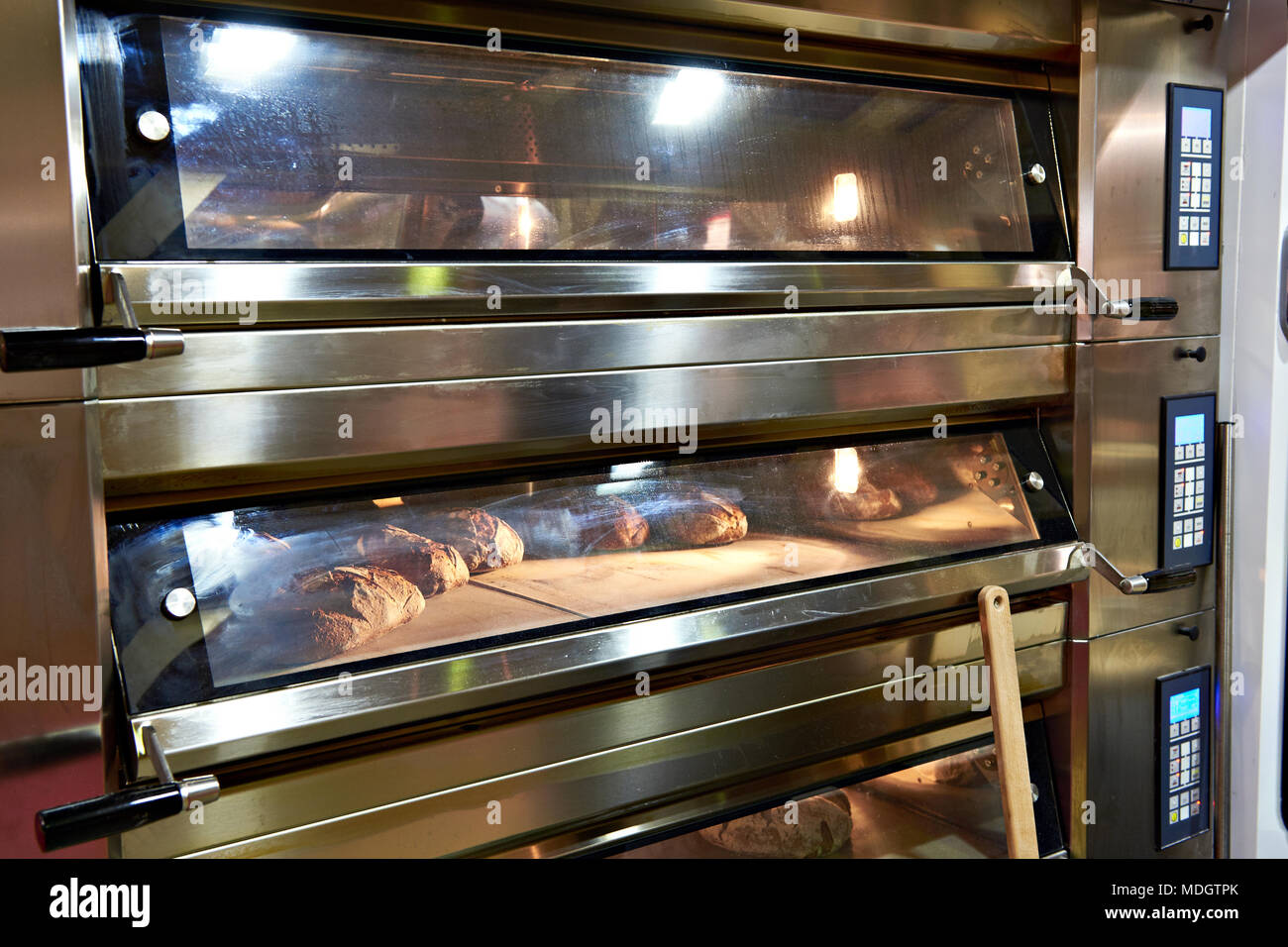 Large oven for baking bread in a bakery Stock Photo - Alamy