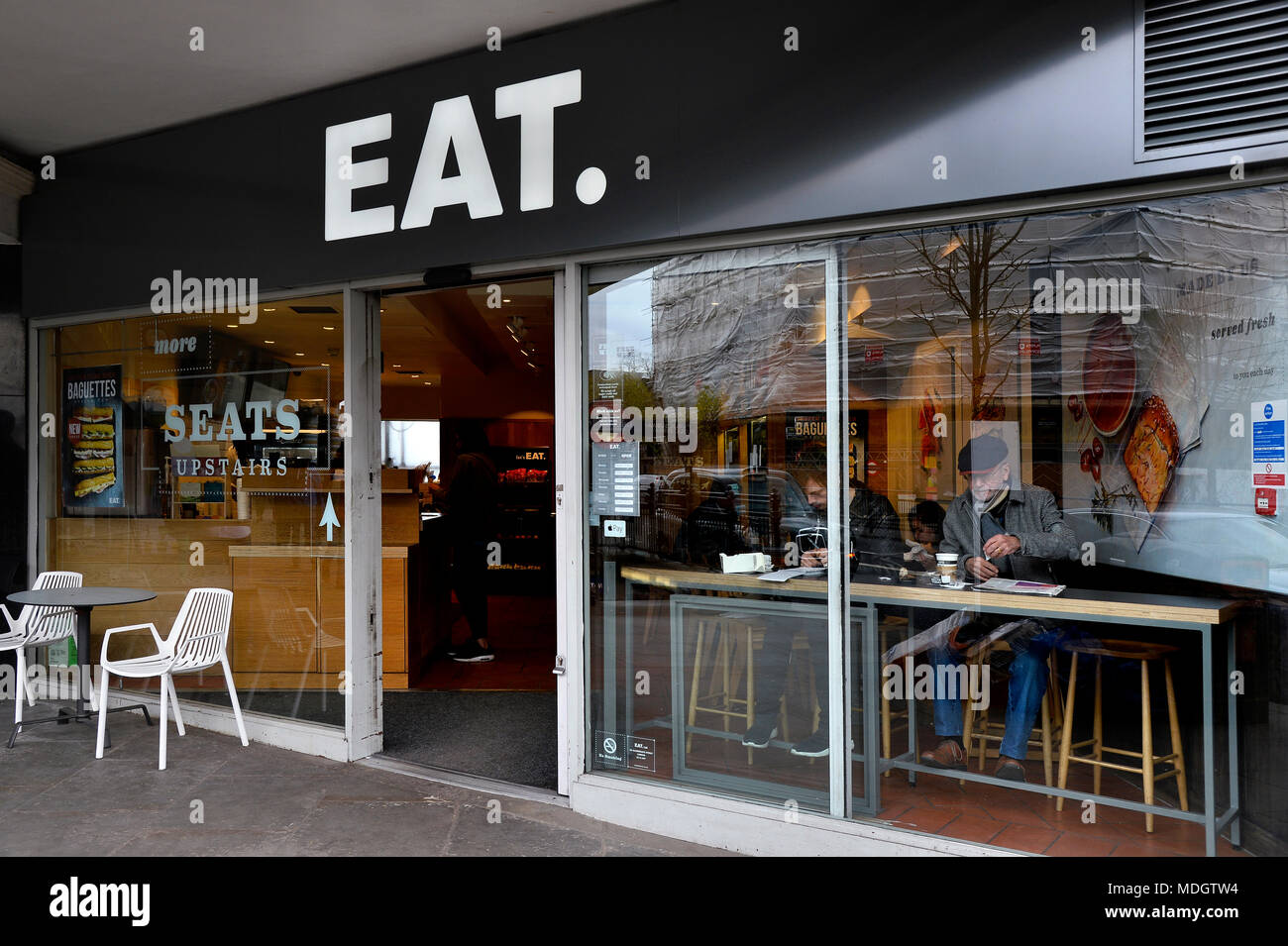 Restaurant EAT - London - England Stock Photo - Alamy