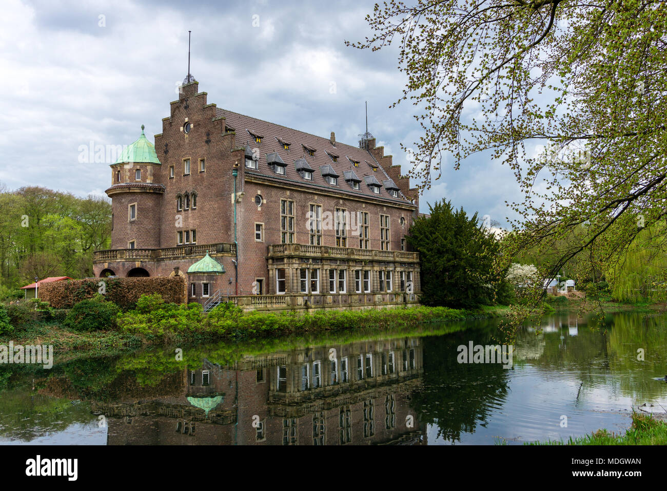 Water Castle reflection is nice Stock Photo - Alamy