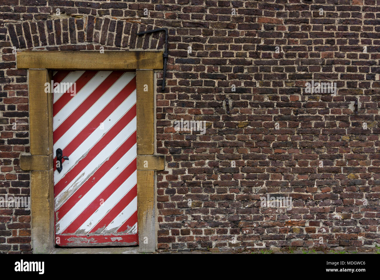 door wall Castle medieval castle stronghold Stock Photo - Alamy