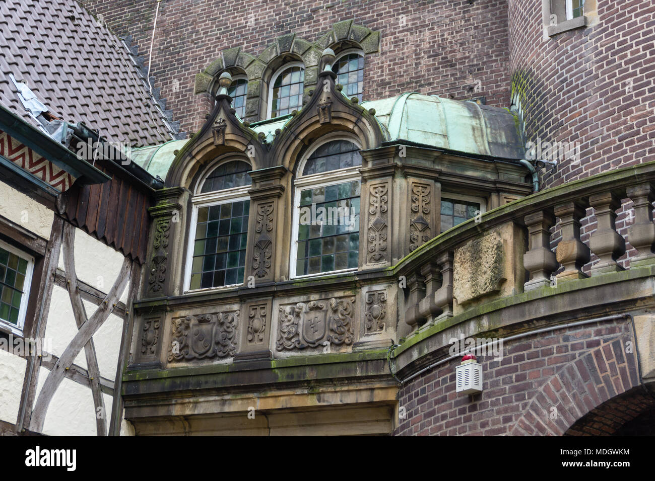 Castle castle Bay window stronghold Stock Photo - Alamy