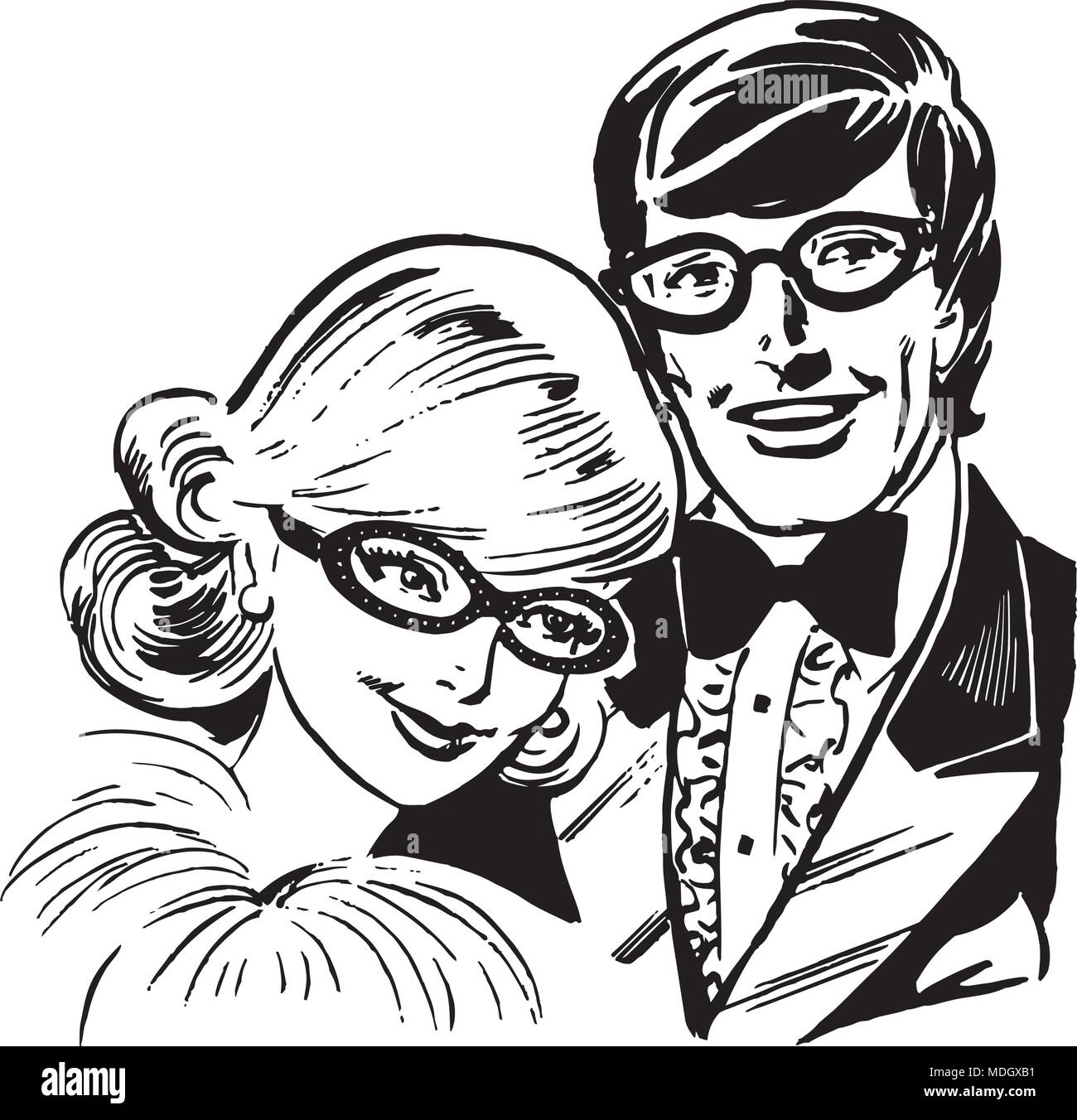 1940 couple Stock Vector Images - Alamy