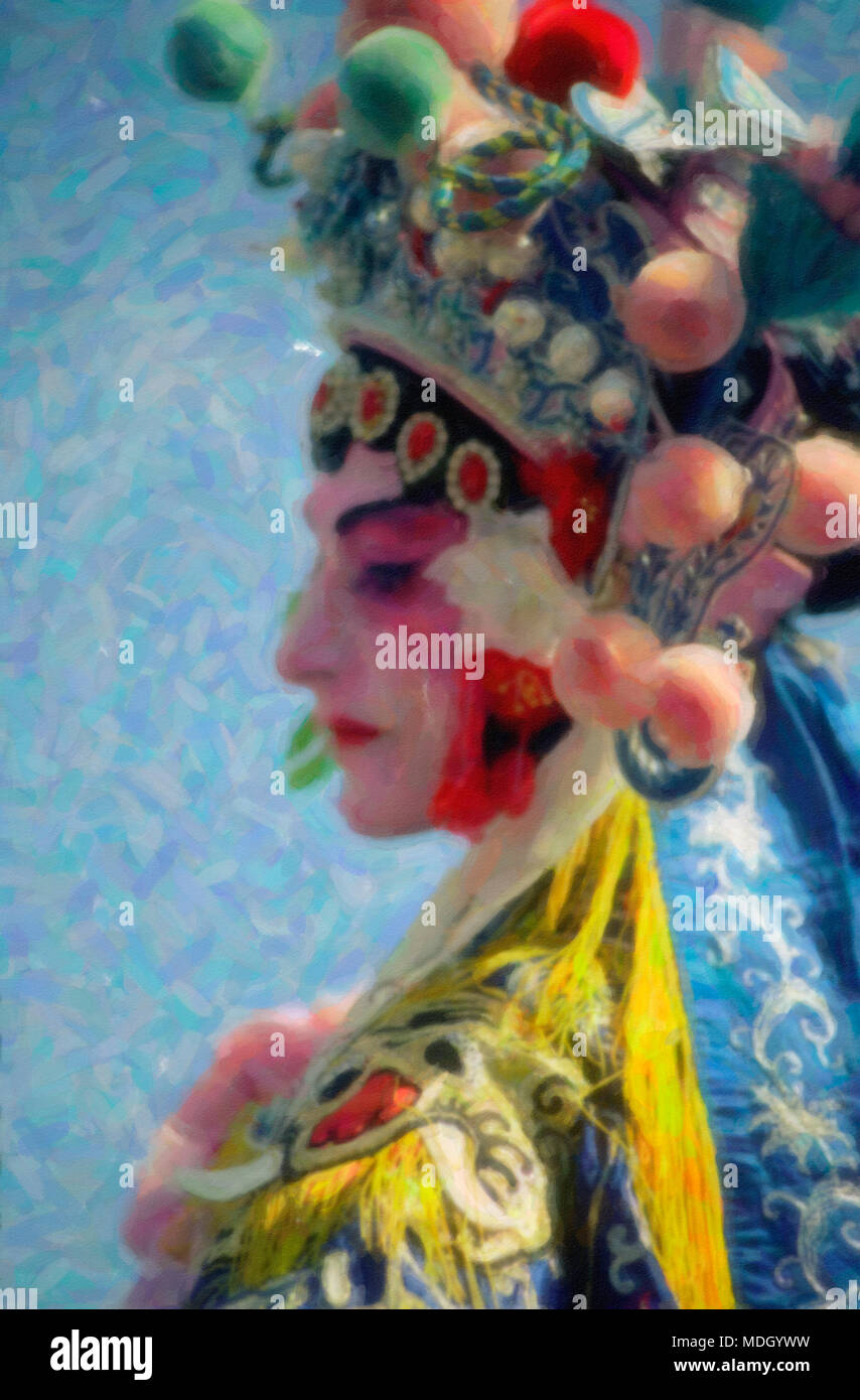 Traditional chinese headdress hi-res stock photography and images - Alamy