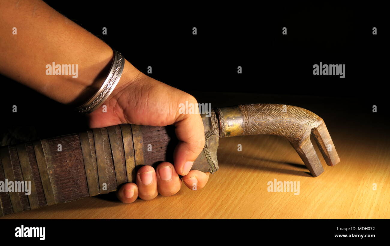 Machete sharp holding hi-res stock photography and images - Alamy
