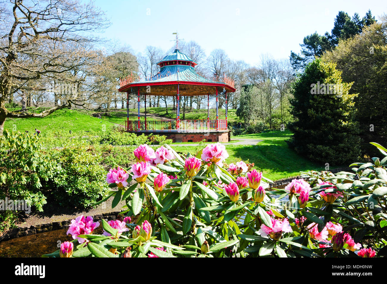 spring time in Sefton Park, Liverpool, England Stock Photo - Alamy