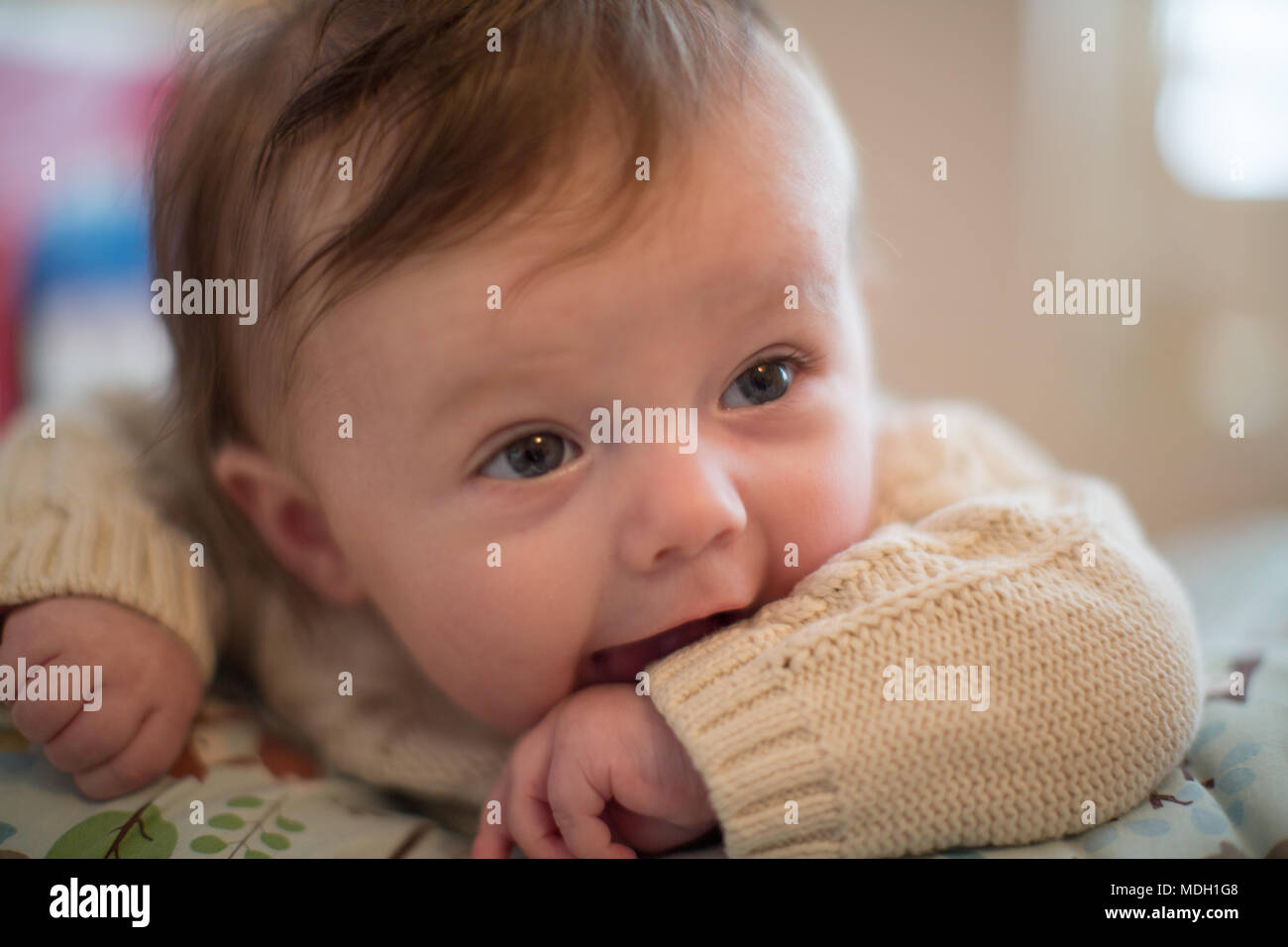 Tummy time baby hi-res stock photography and images - Alamy