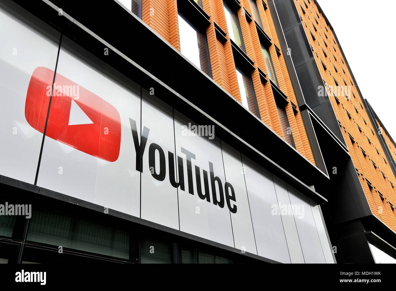 Youtube and Google office - London - England Stock Photo - Alamy
