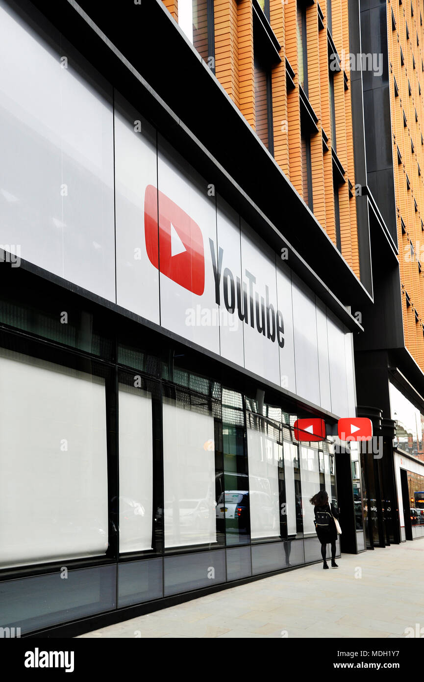Youtube and Google office - London - England Stock Photo - Alamy