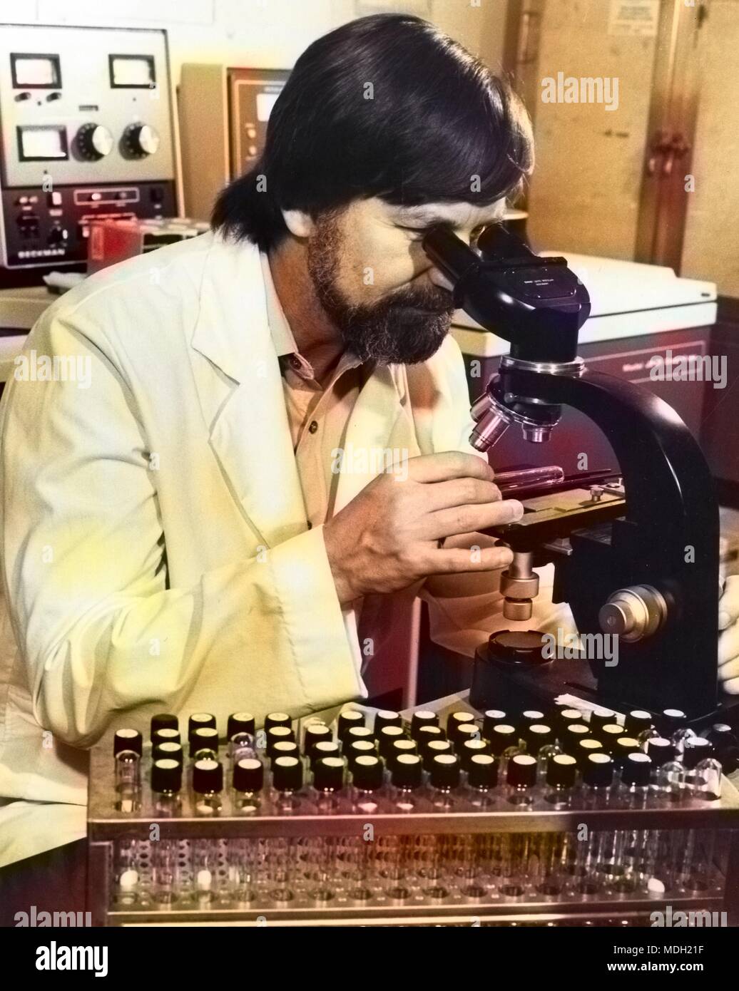 Colorized of Kenneth Herrmann, 1962 Stock Photo - Alamy