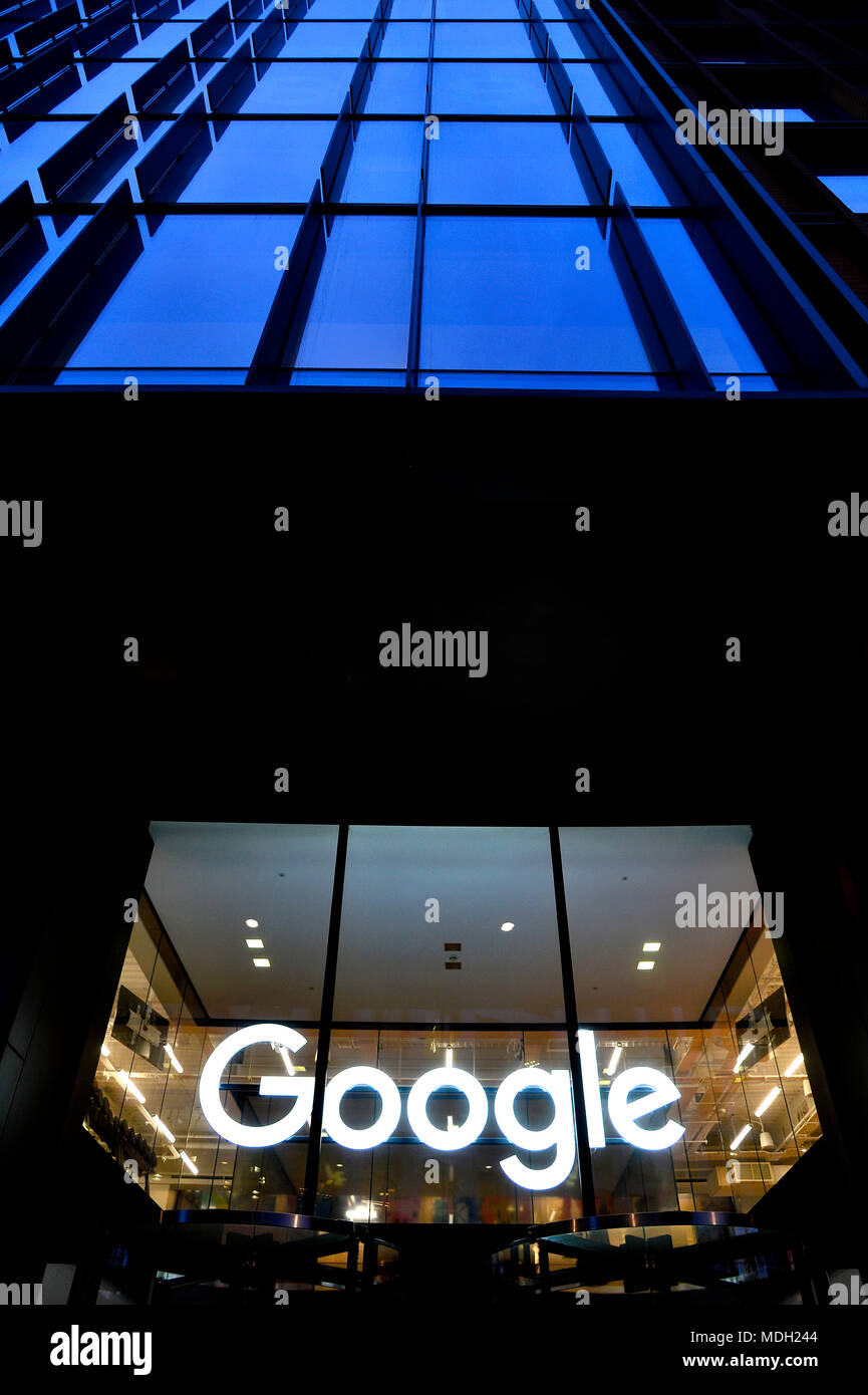 Google office in London - London - England Stock Photo - Alamy