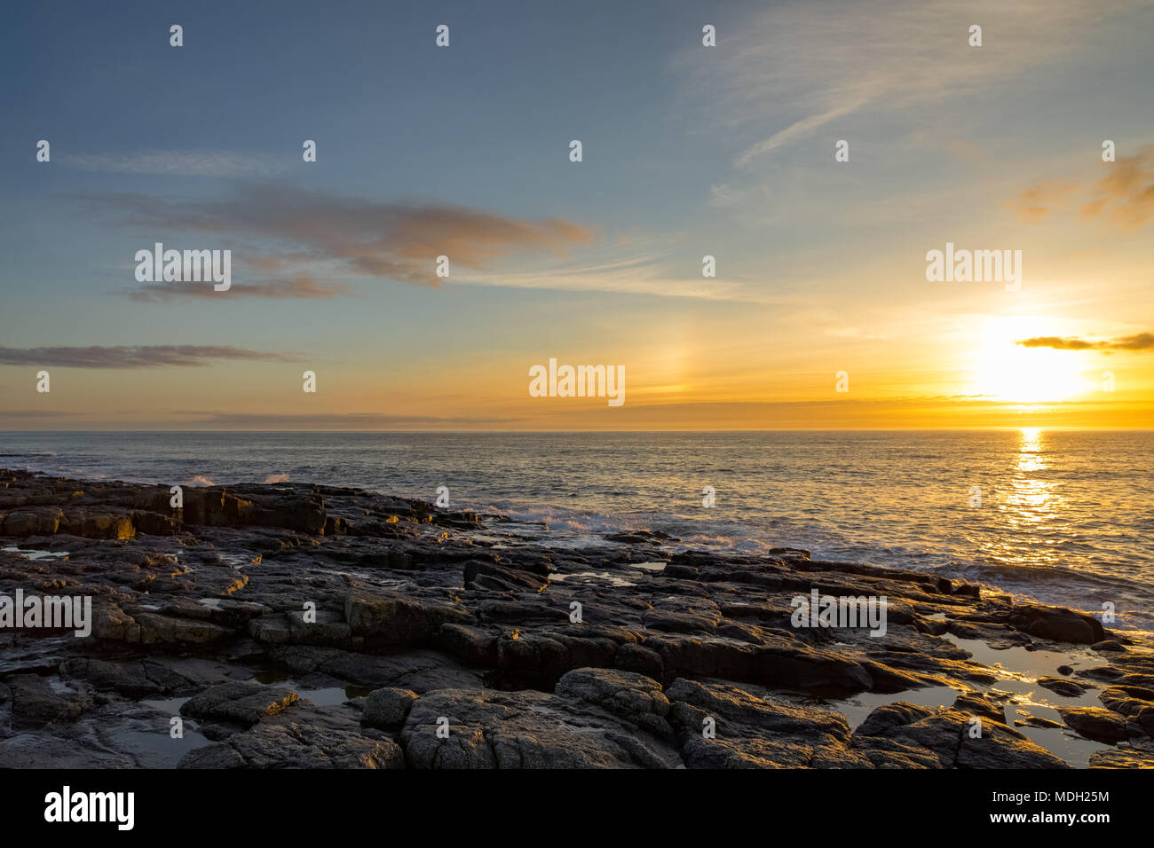 Sunrise at craster hi-res stock photography and images - Alamy