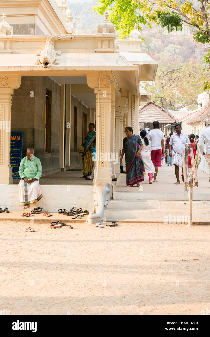 Ashram of Sri Ramana Maharshi, Tiruvannamalai, Tamil Nadu, India ...