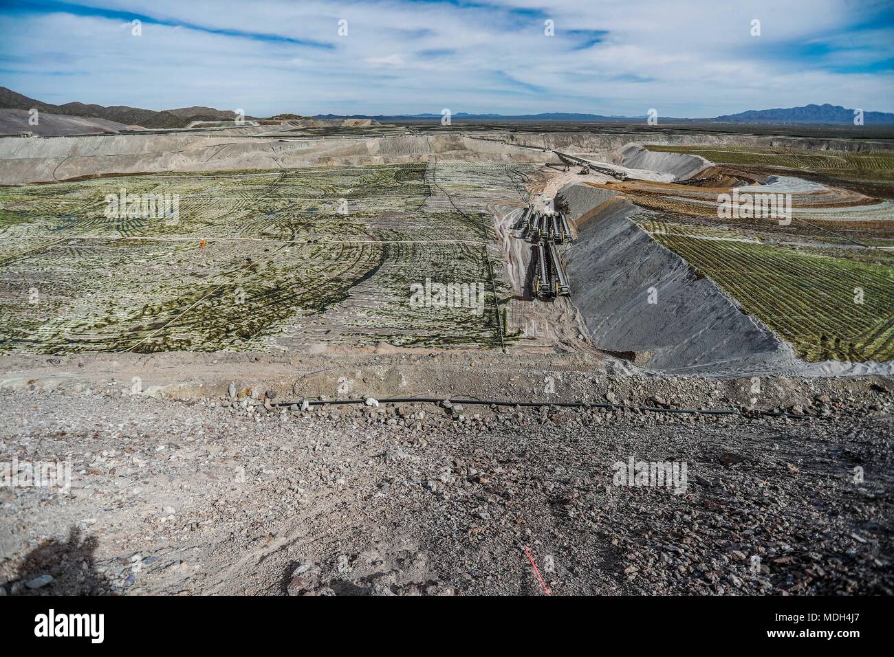 Lixiviación (Leaching), El Chanate, which is part of the Alamos Gold ...