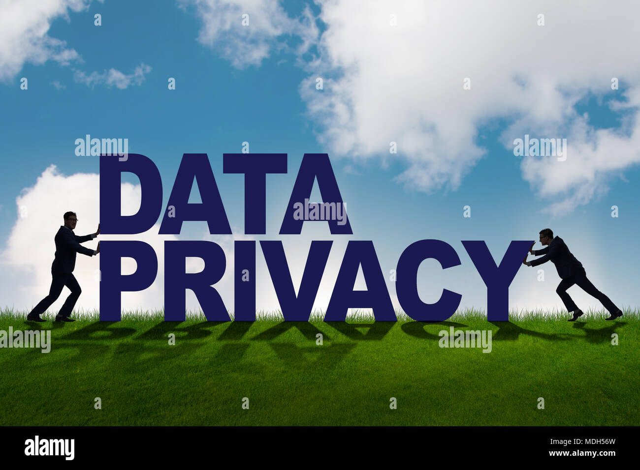 Data privacy concept in modern IT technology Stock Photo - Alamy