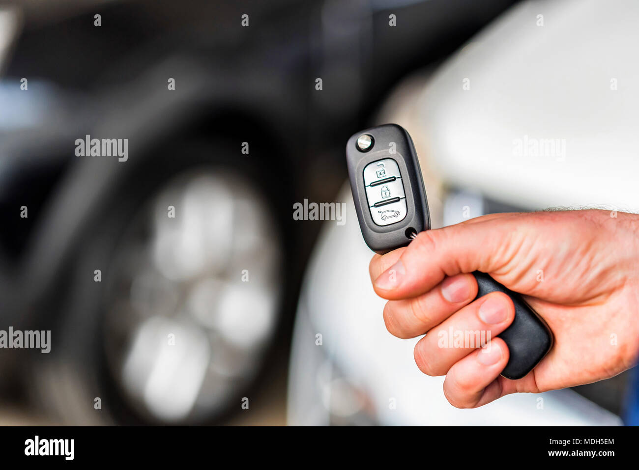 Car owner holds in hi-res stock photography and images - Alamy