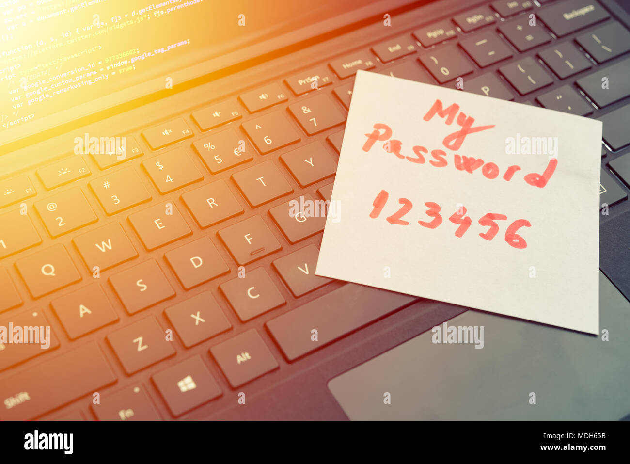 Password Note High Resolution Stock Photography and Images - Alamy