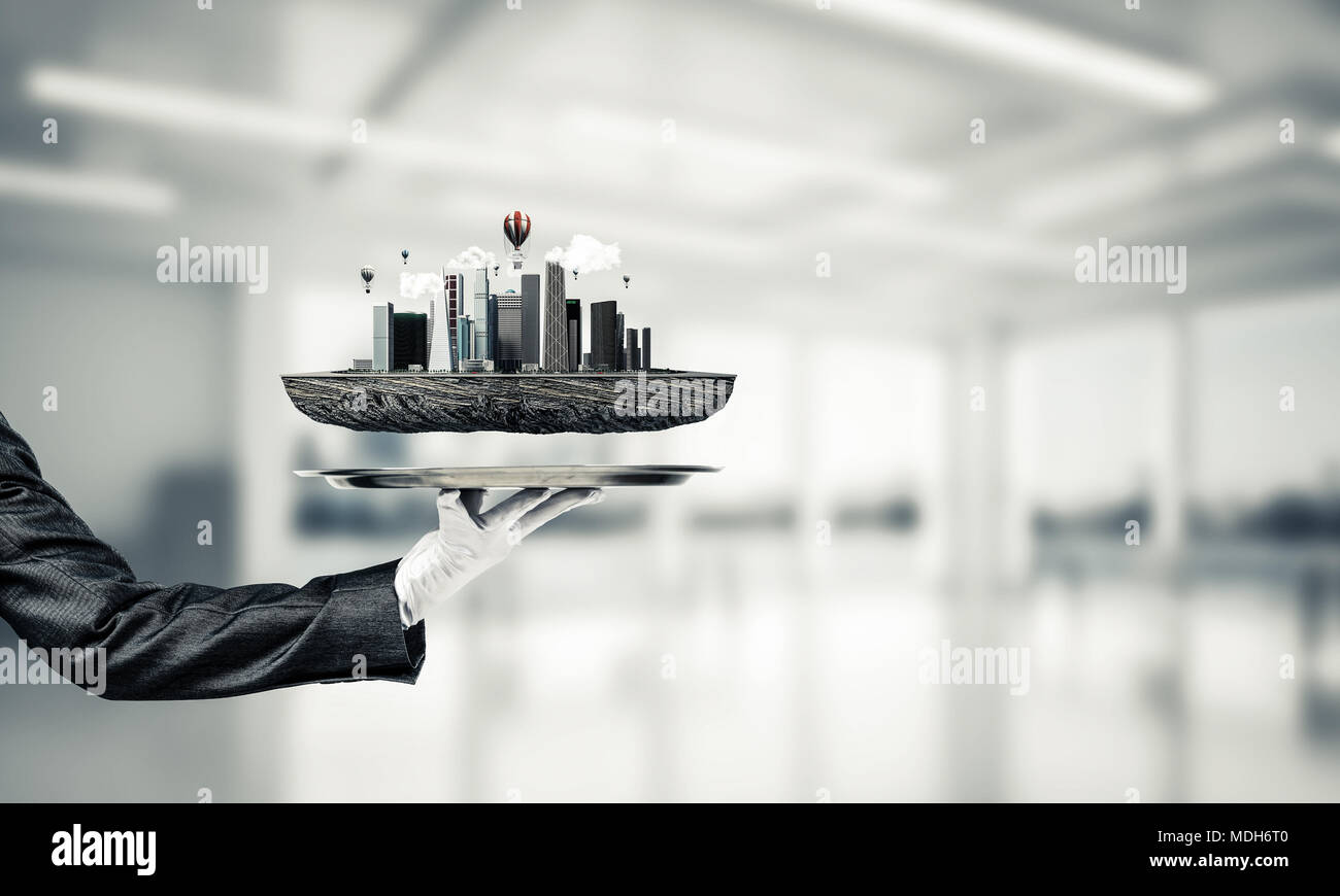 Concept of modern urban development Stock Photo - Alamy