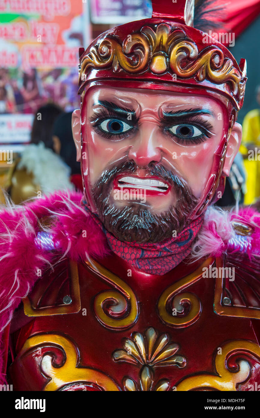 Participant in the Moriones festival in Boac Marinduque island the ...