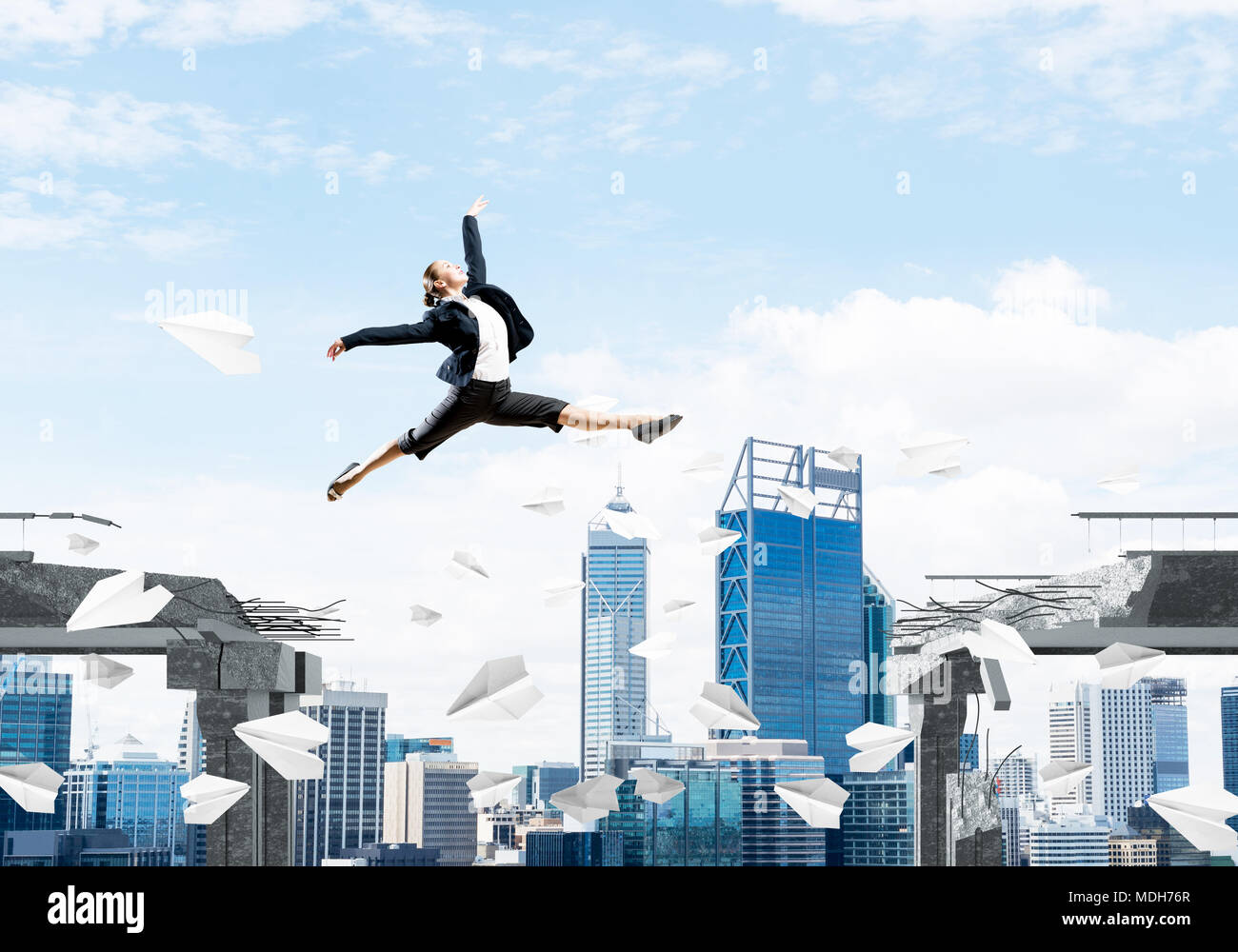 Problem and difficulties overcoming concept Stock Photo - Alamy