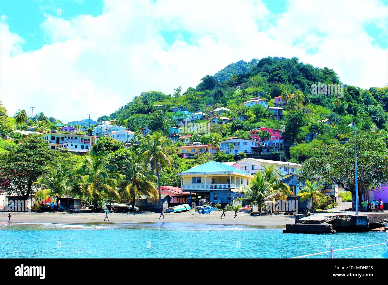 Typical scene in a village hi-res stock photography and images - Alamy