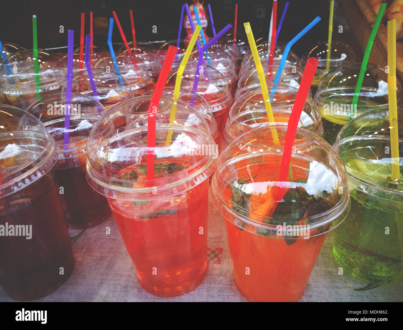 Plastic Glass Lemonade High Resolution Stock Photography and Images - Alamy