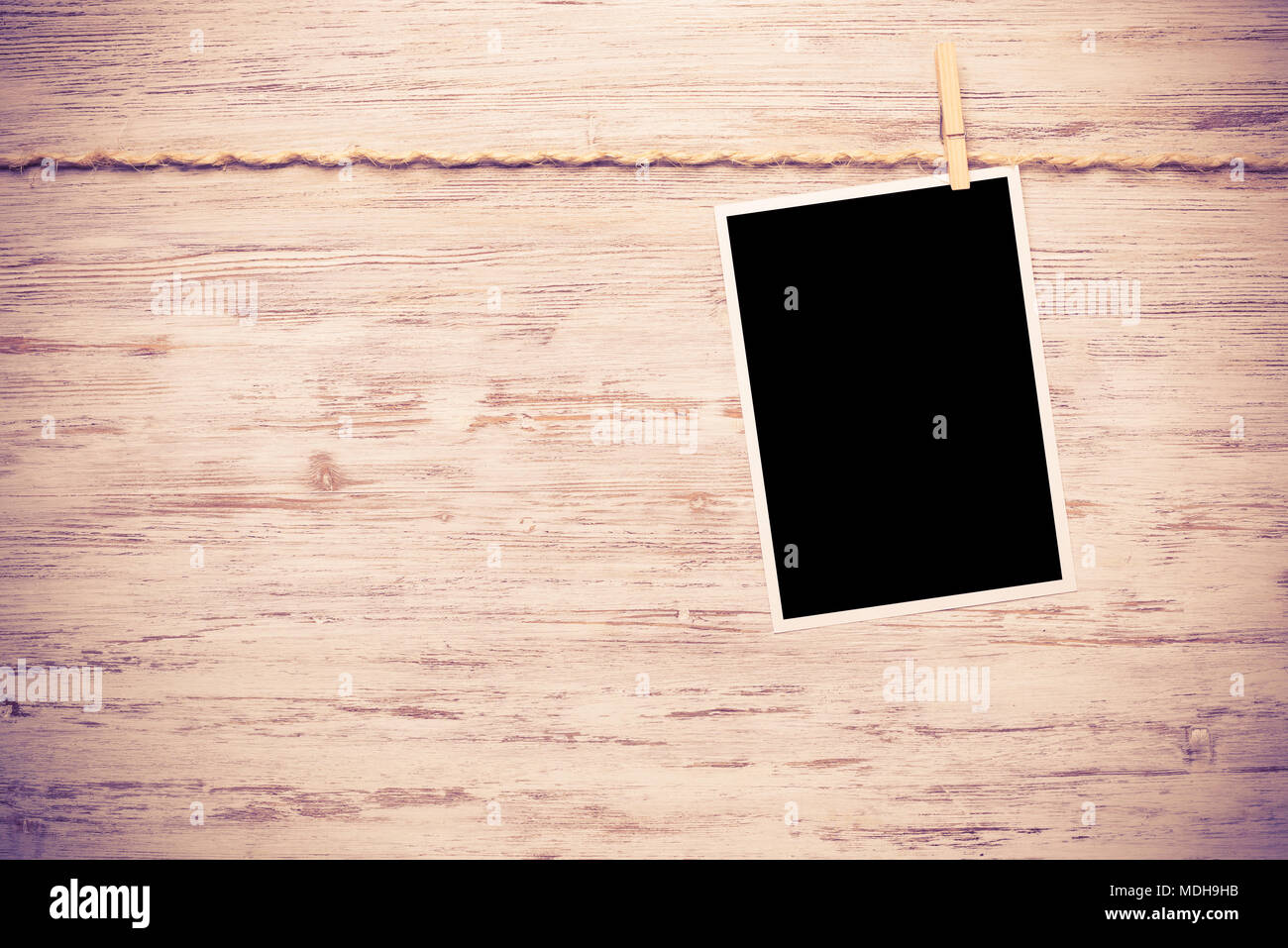 Black photo frame Stock Photo - Alamy