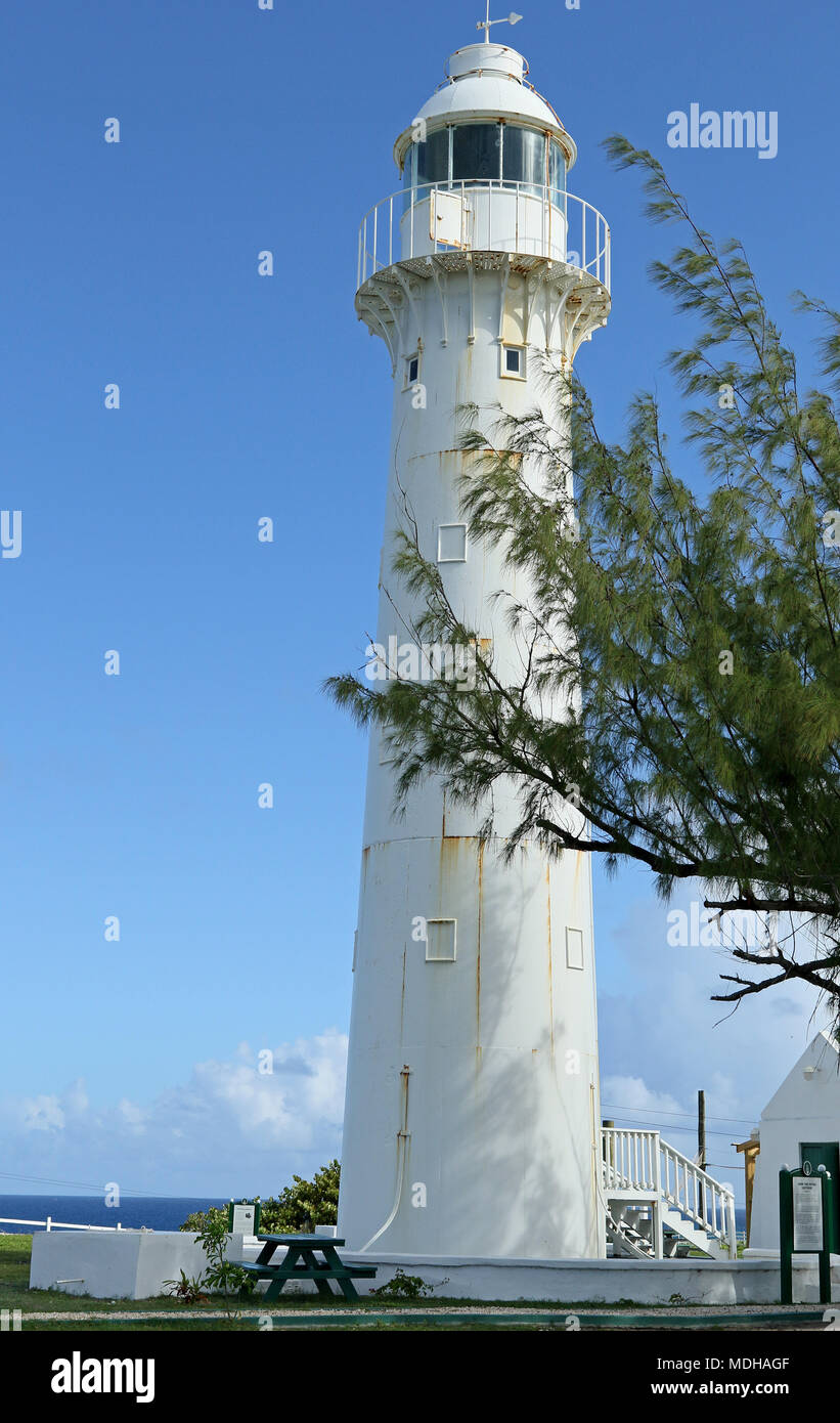lighthouse Grand Turk Stock Photo - Alamy