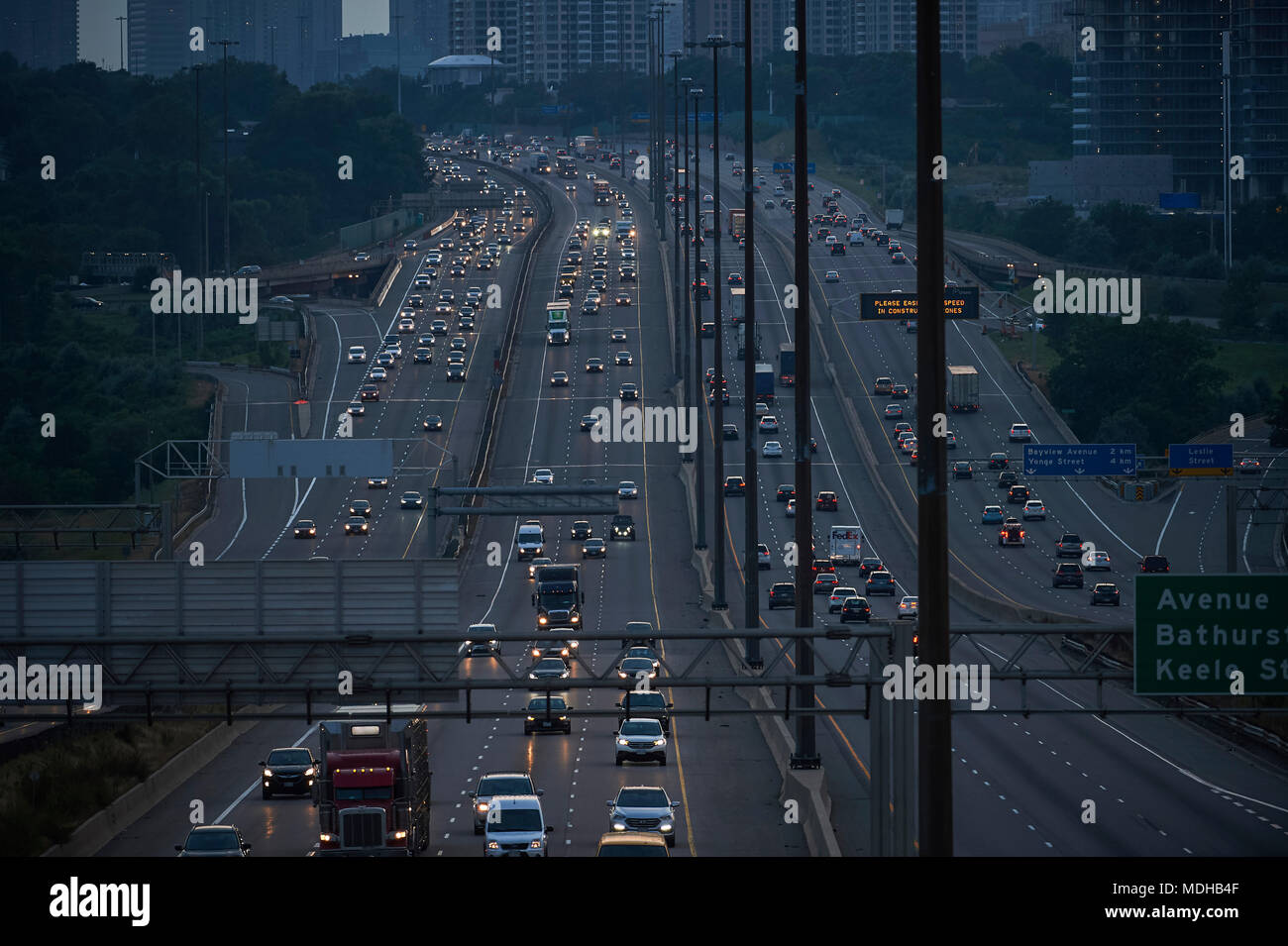Toronto highway 401 hi-res stock photography and images - Alamy