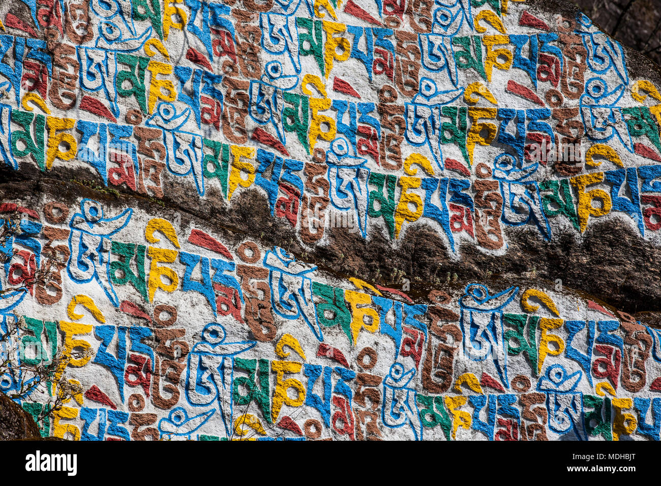 Tibetan script hi-res stock photography and images - Alamy