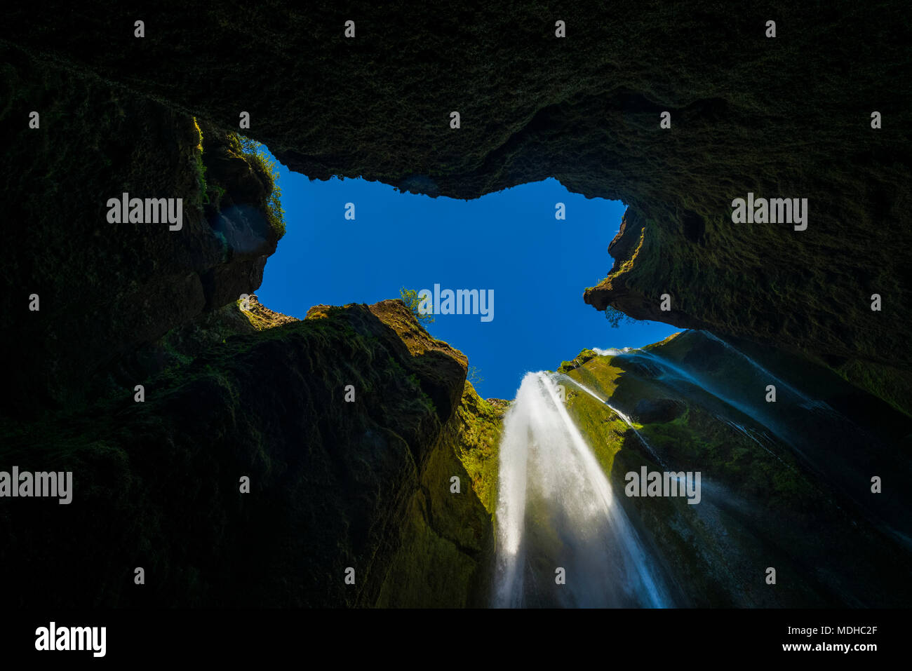 Blue hole waterfall hi-res stock photography and images - Alamy