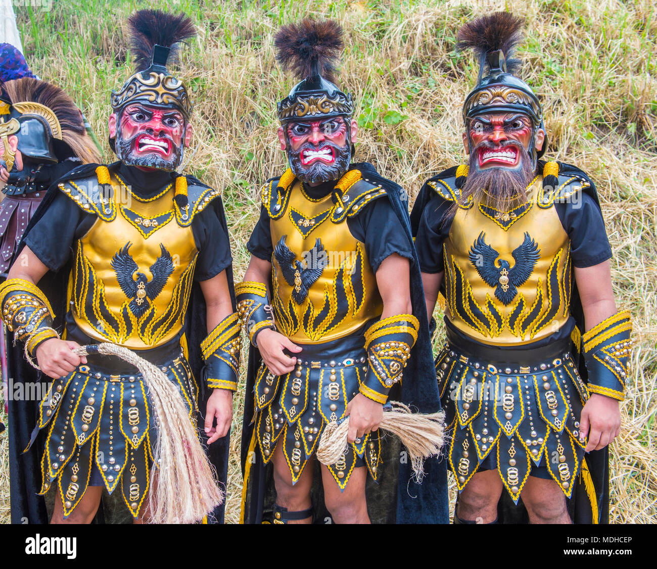 Participants in the Moriones festival in Boac Marinduque island the ...