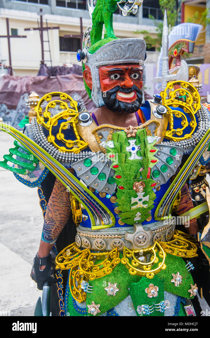 Participant in the Moriones festival in Boac Marinduque island the ...