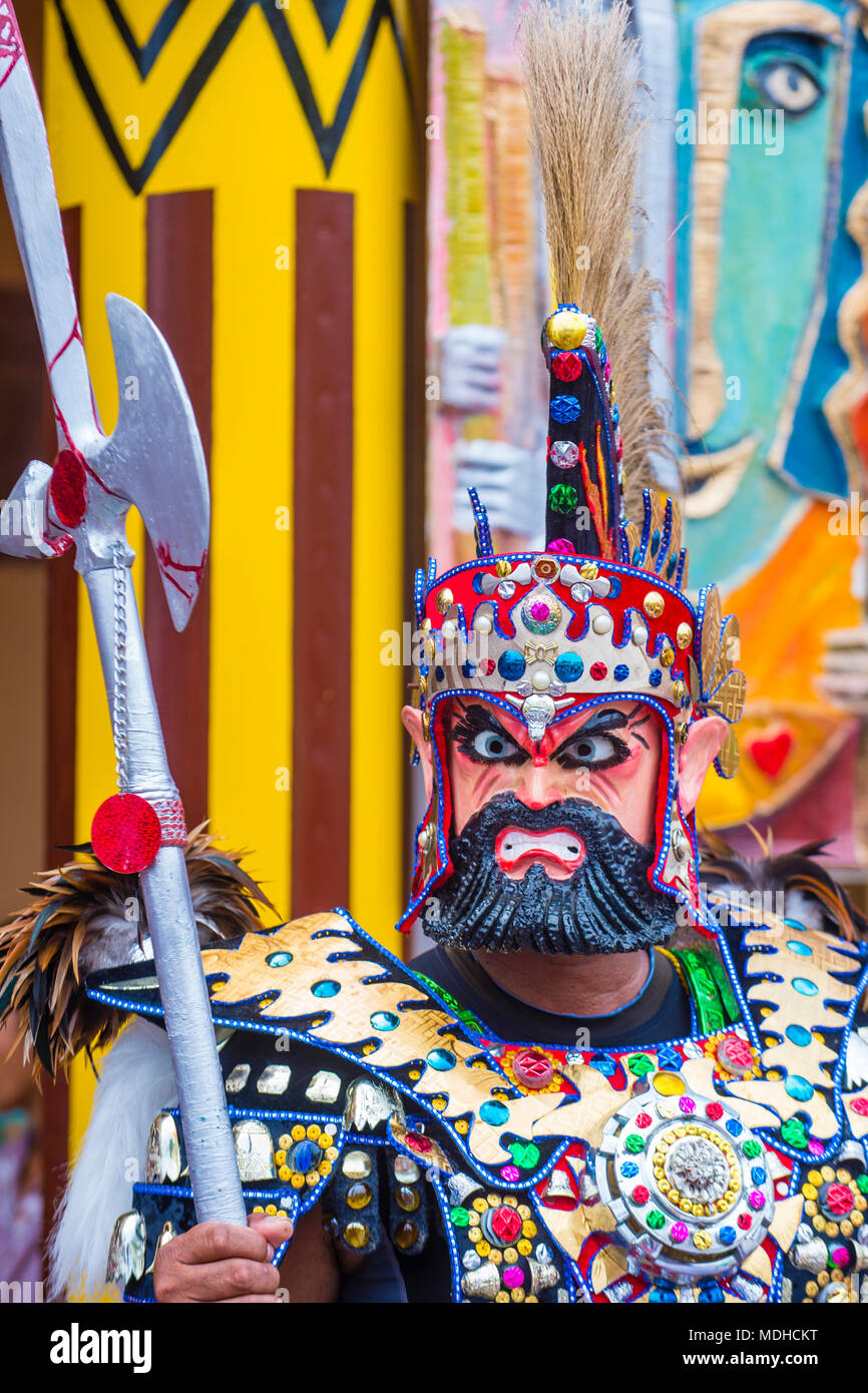Participant in the Moriones festival in Boac Marinduque island the ...