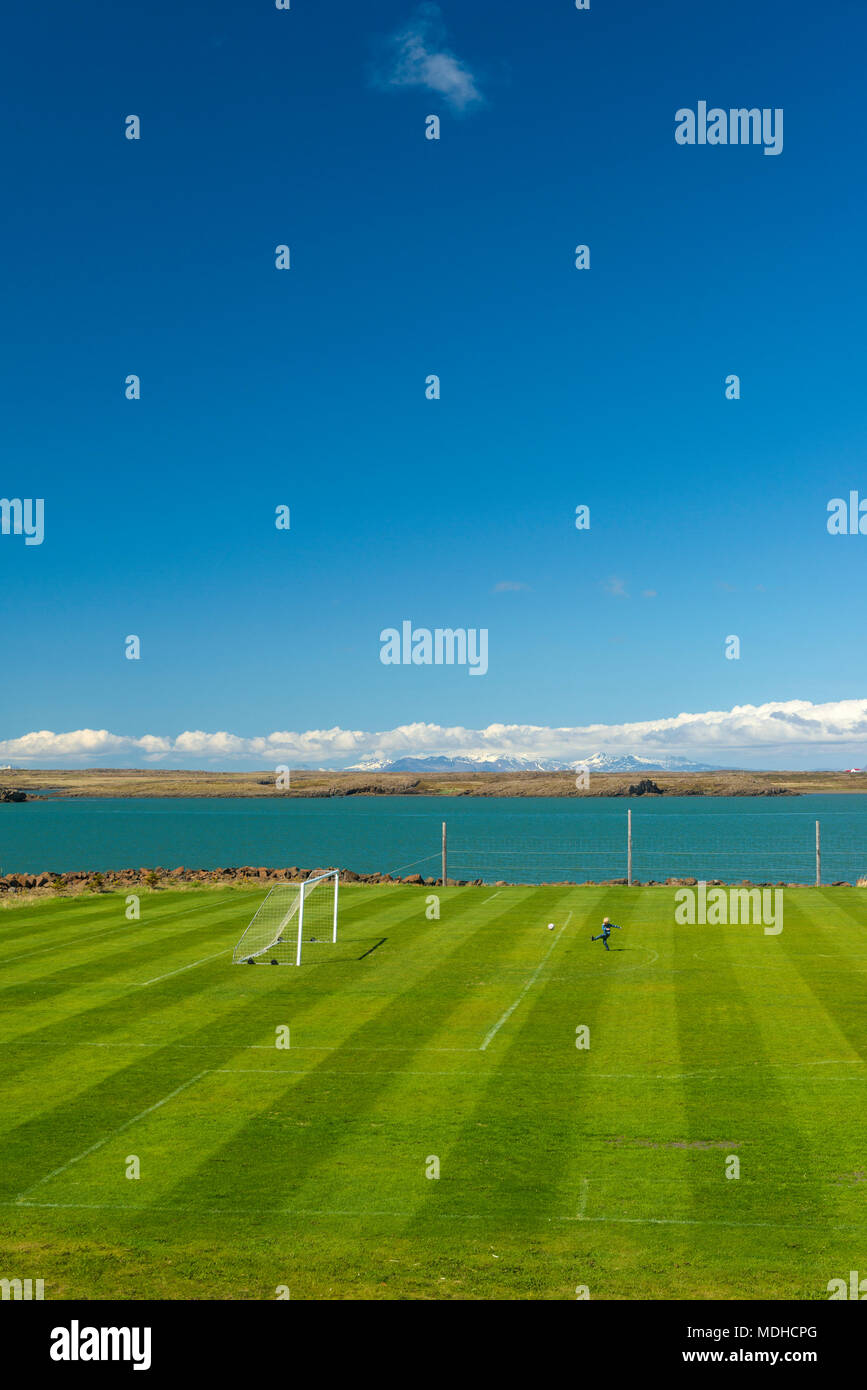 Iceland football pitch hi-res stock photography and images - Alamy