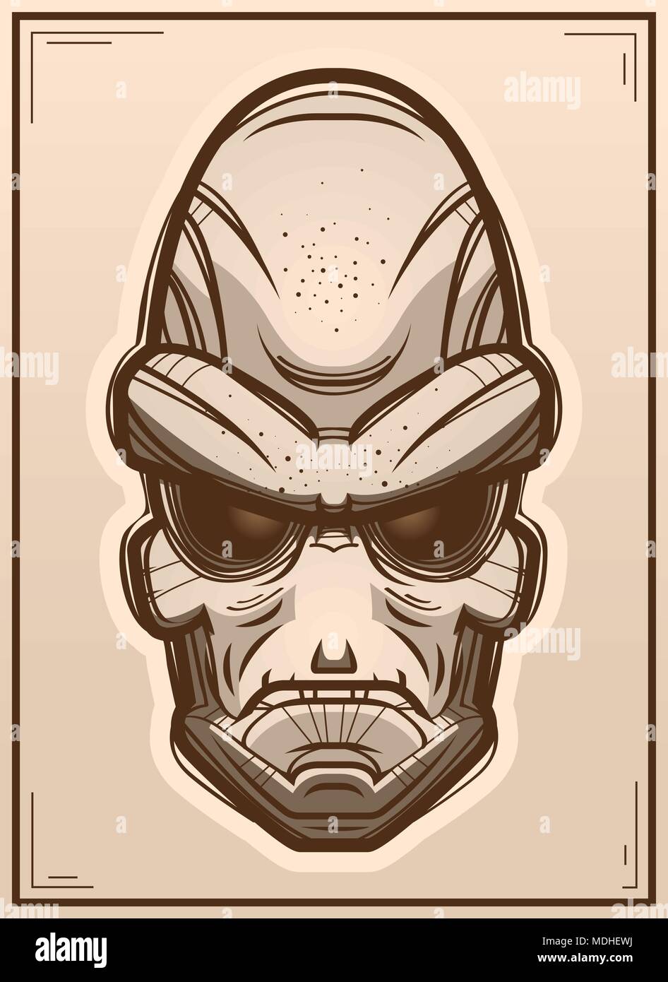 On the poster Stock Vector Images - Alamy