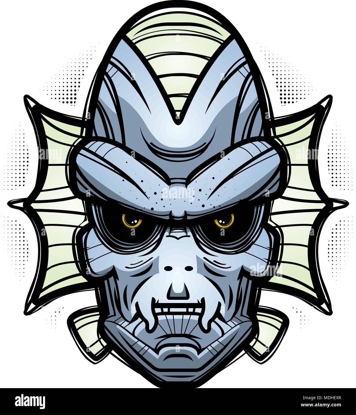 Fish creature Stock Vector Images - Alamy