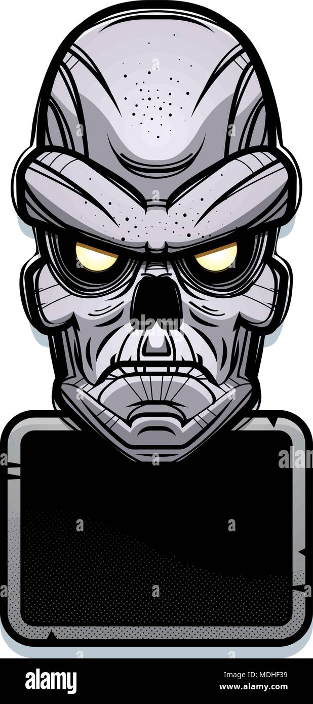 An illustration of a ghoul with a sign Stock Vector Image & Art - Alamy