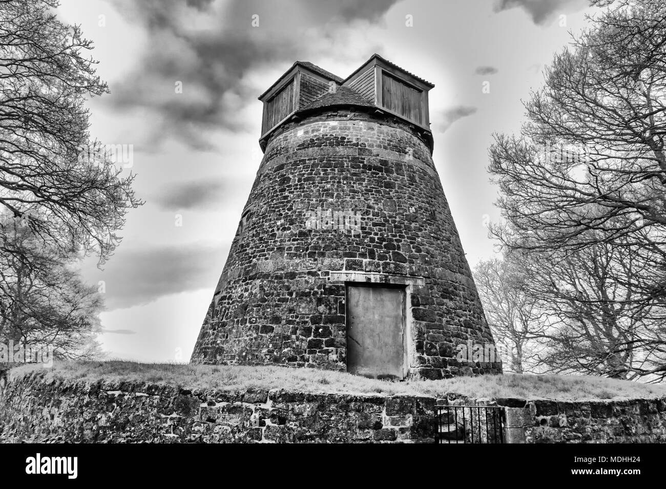 Tower Mill - East Knoyle in Wiltshire - early morning Stock Photo - Alamy