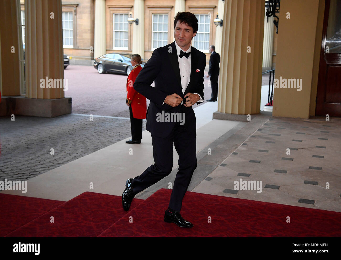 Canada's Prime Minister Justin Trudeau arrives at the Grand Entrance at ...
