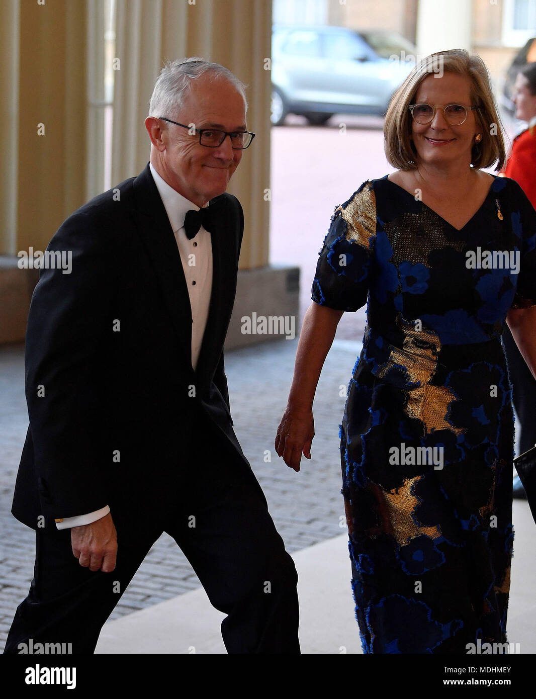 Australia's Prime Minister Malcolm Turnbull and his wife Lucy arrive at ...